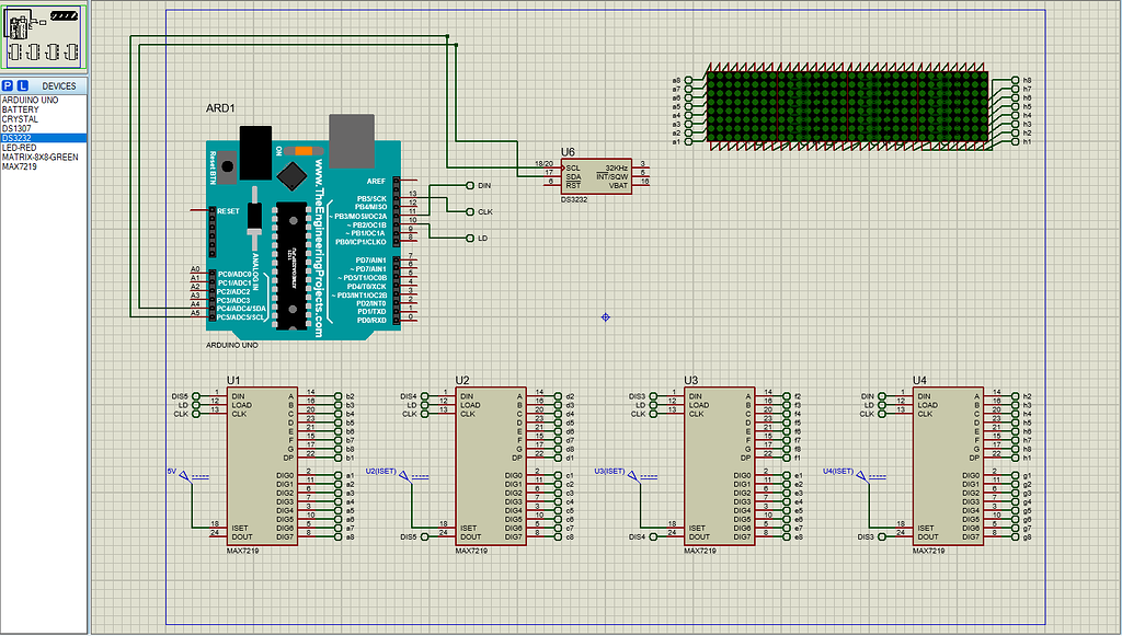 Help about Dot (LED) Matrix Clock - General Guidance - Arduino Forum