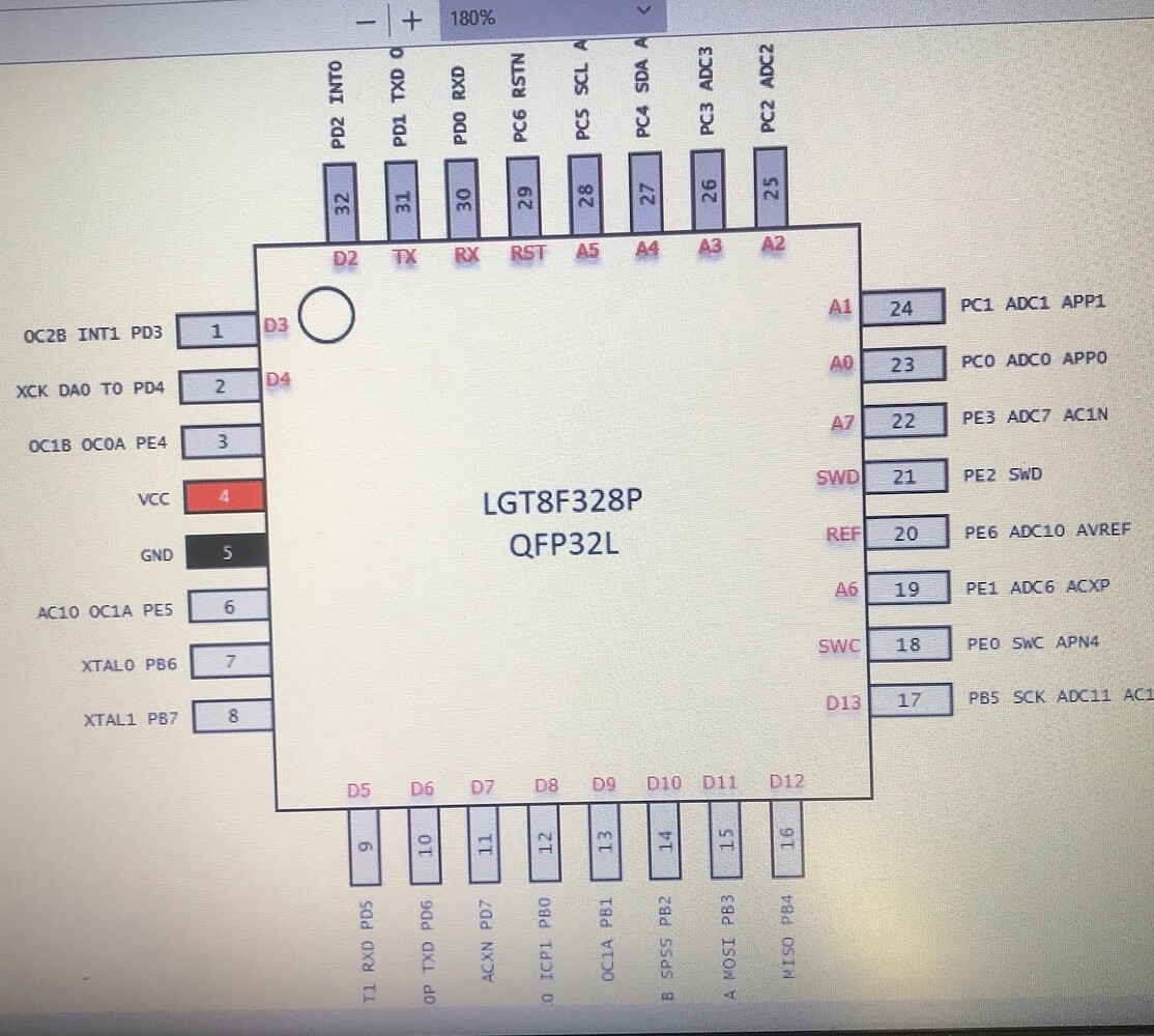LGT8F328P Hardware modification to use unwired pins - Hardware Development - Arduino Forum