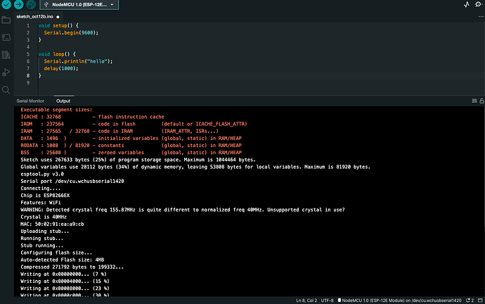 Unreadable font/text using serial monitor on Arduino cloud editor and ...