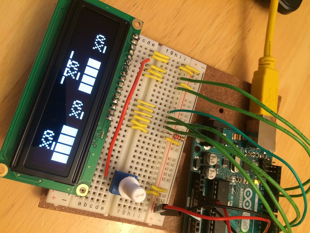 (Solved) Weird Characters on LCD Screen Driving me mad! - Programming ... (Solved) Weird Characters on LCD Screen Driving me mad! - Programming ...