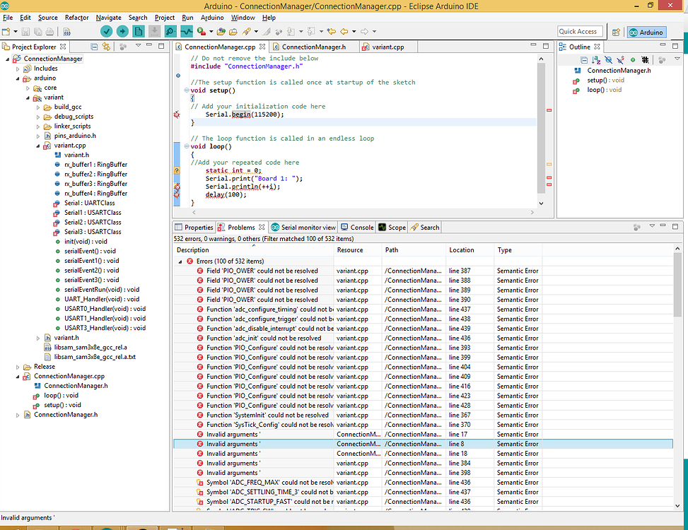 Using Arduino DUE with Eclipse IDE - Libraries - Arduino Forum