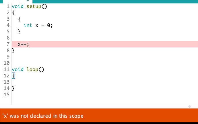 Declared string not recognized in the same scop - Programming - Arduino Forum