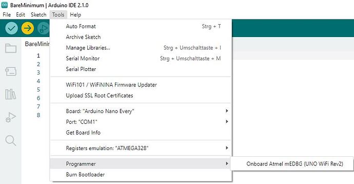 Nano Every : Not uploading - Page 2 - Uploading - Arduino Forum
