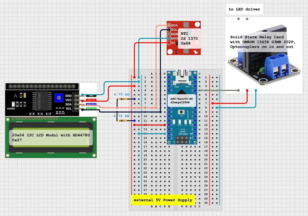 LCD on I2C disrupting RTC - Networking, Protocols, and Devices - Arduino Forum