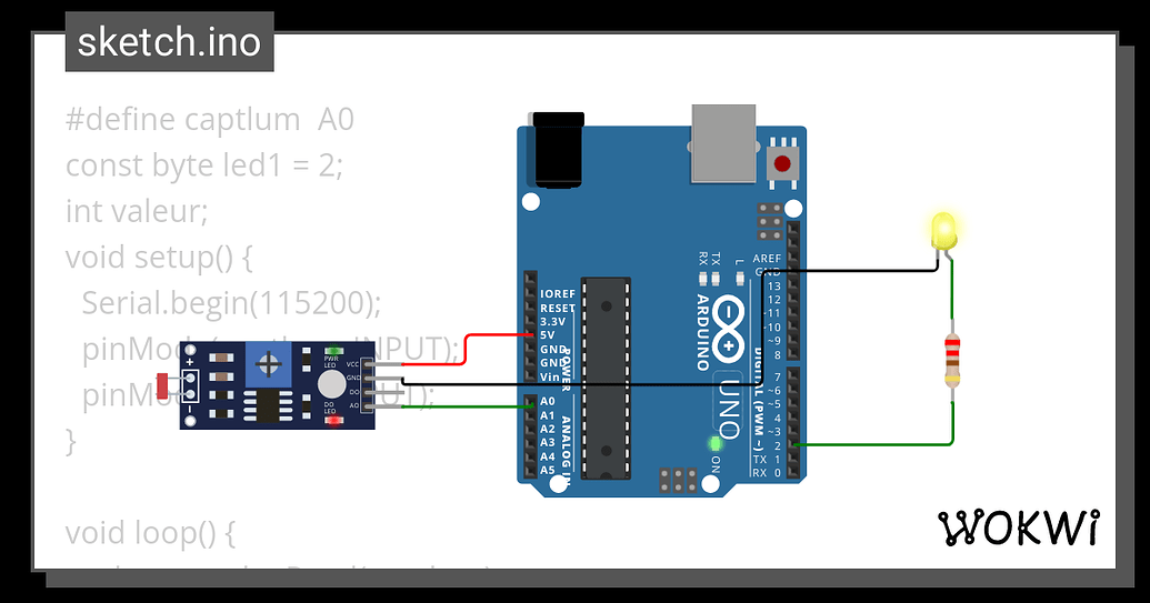 Projet éclairage automatique - Français - Arduino Forum