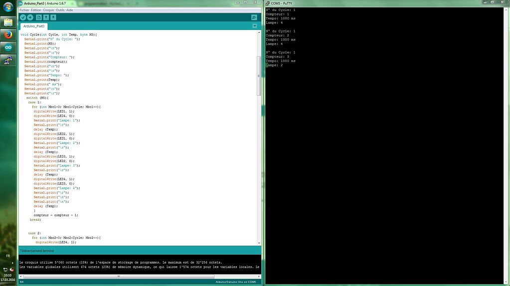 Programmation d'un écran de terminal - Français - Arduino Forum