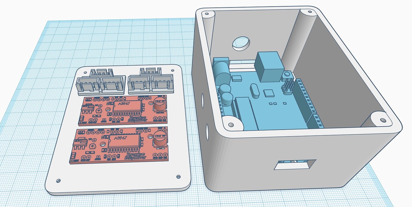 Controlling 4 Stepper Motors With Arduino Uno And Easydriver General Guidance Arduino Forum