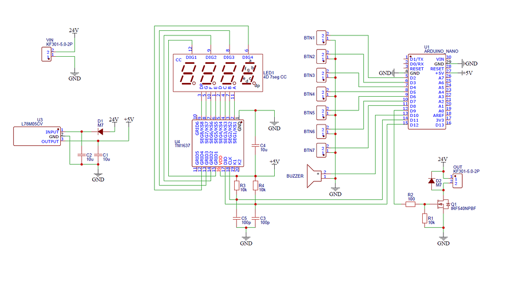 Question On Tm1637 Schematic Displays Arduino Forum 
