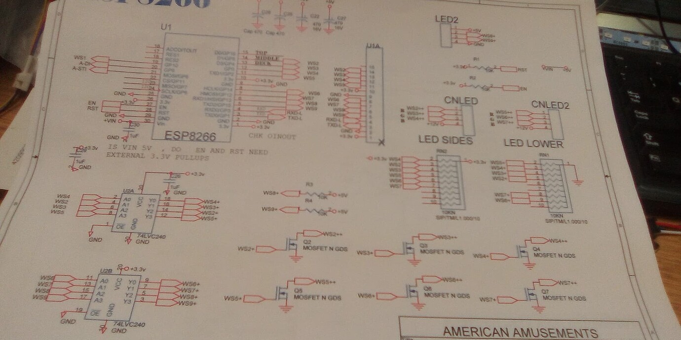Esp8266 nodemcu phantom flickers - LEDs and Multiplexing - Arduino Forum