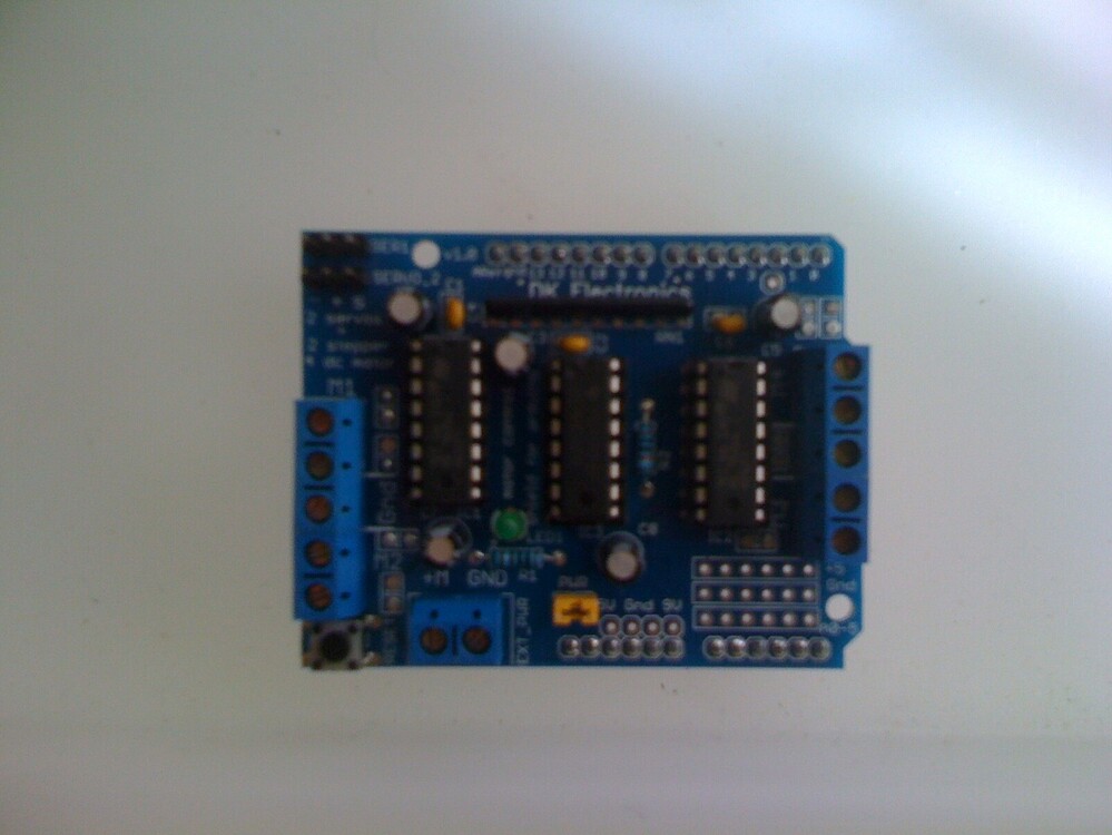 telescopio+arduino+motor control shield for arduino+motori passo-passo ...