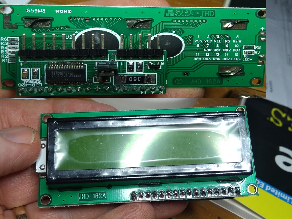 Help identifying the pins on this LCD module - Displays - Arduino Forum