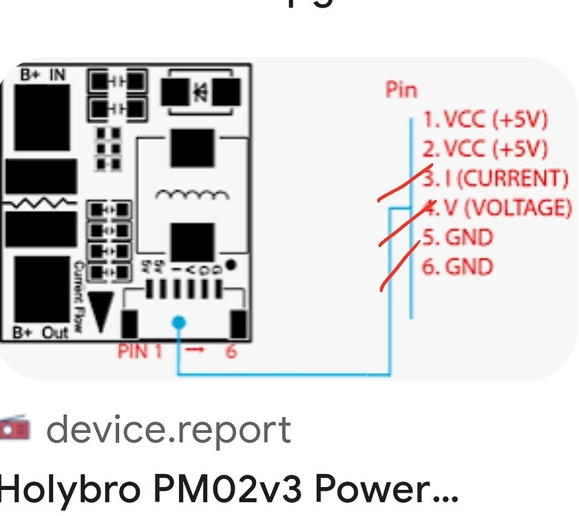 Drone Power module Read current and voltage holybro PM02 V2 - Sensors ...