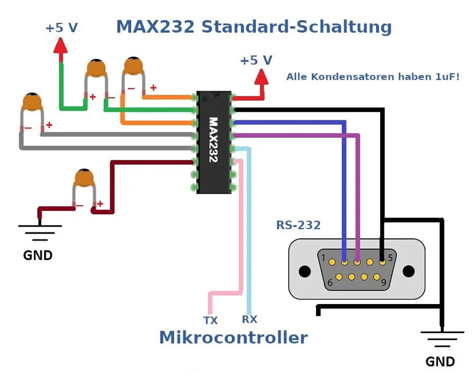 Communicate with Arduino via DIP MAX232 - General Electronics - Arduino Forum
