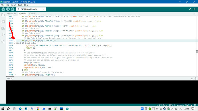 Function folding glitch on latest (2.3.3) - IDE 2.x - Arduino Forum