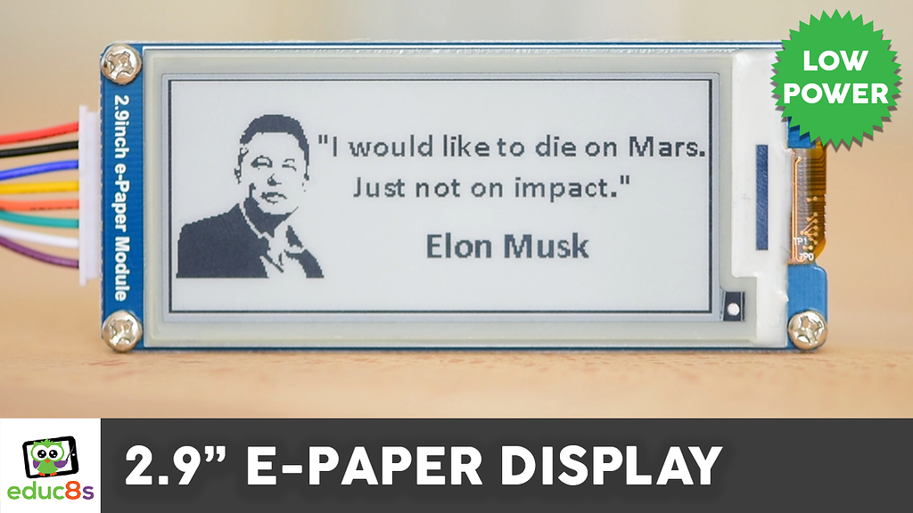 Waveshare E-Paper Display keine Anzeige - Deutsch - Arduino Forum