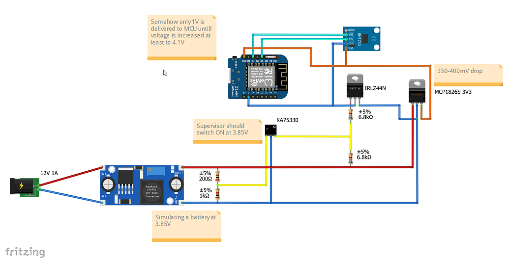 Problem with a battery (and solar) powered Wemos D1 Mini - General ...
