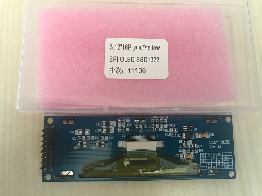Arduino Nano and SSD1322 3.12" - Displays - Arduino Forum