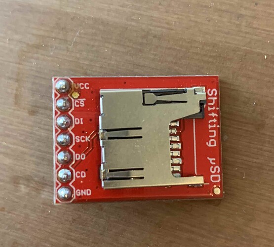 HELP with Shifting ySD on Mega wiring! - Storage - Arduino Forum