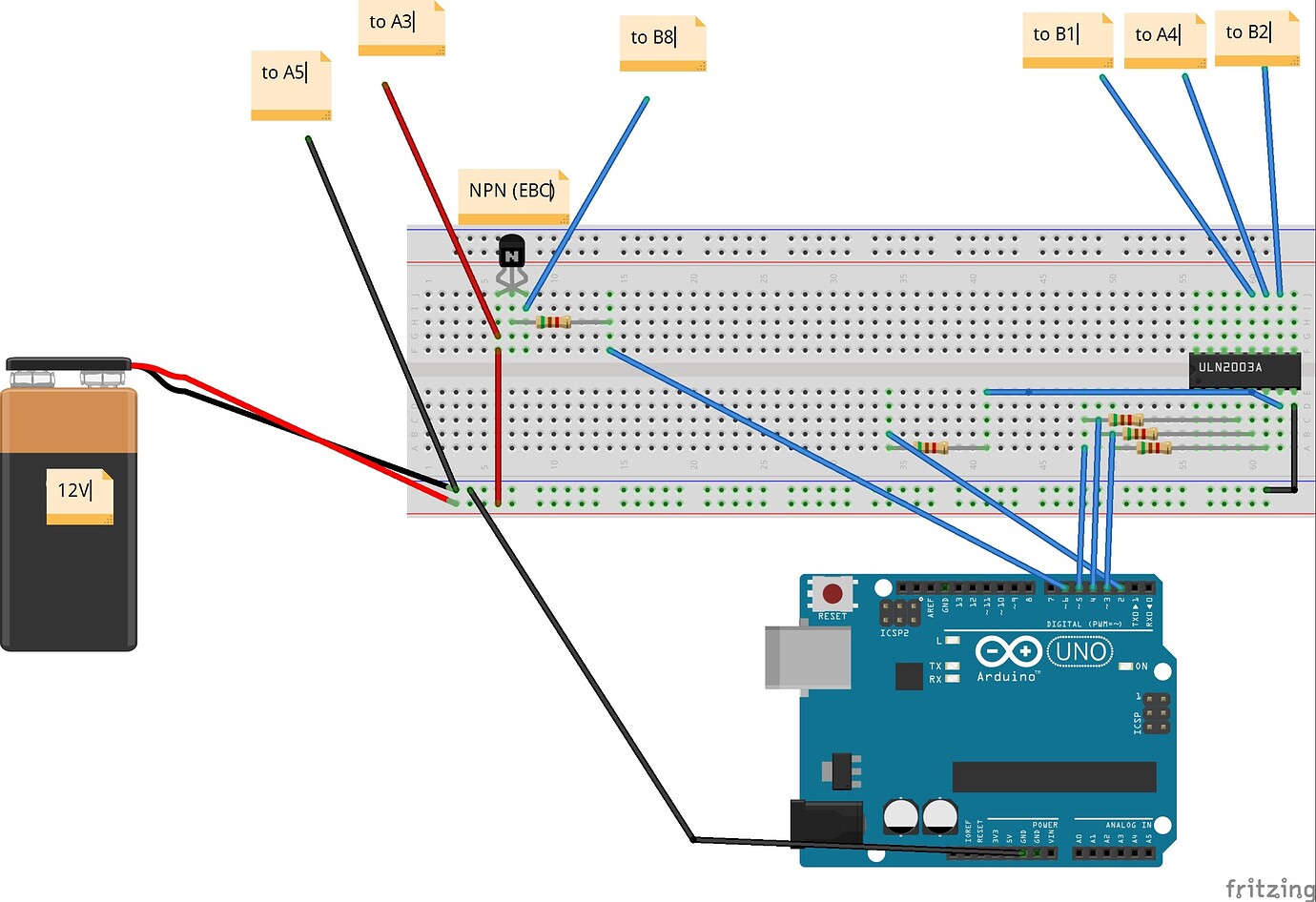 [solved] Problem connecting car instrument panel to arduino uno ...