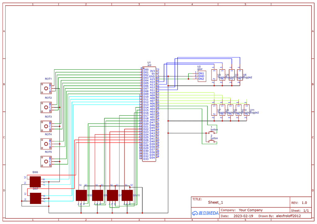 Need wiring advice for button box - General Electronics - Arduino Forum
