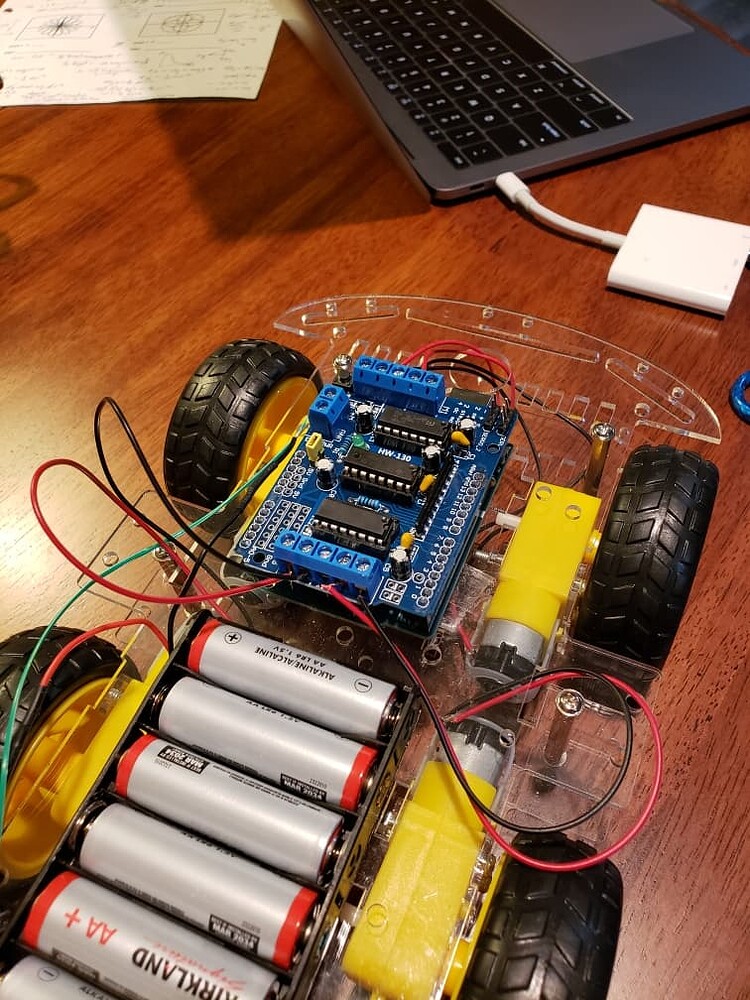 Problem with DC motors using Adafruit AFMotor.h library - General Guidance - Arduino Forum