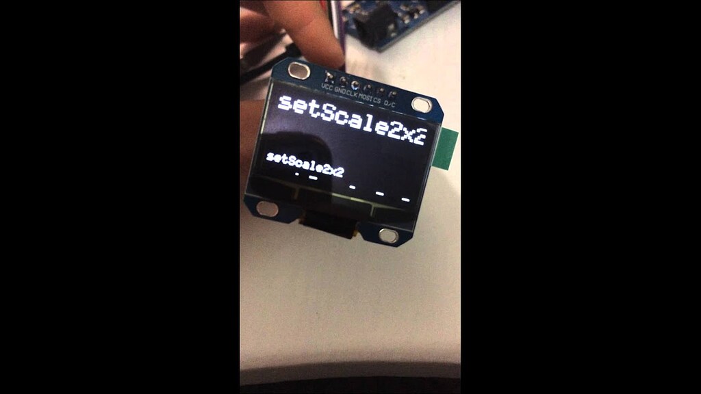 1.3" 128x64 SPI OLED behaving weirdly! - Displays - Arduino Forum