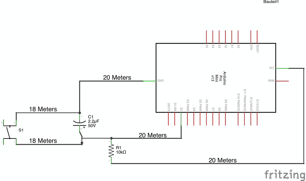 Reliable long distance push button wiring - General Guidance - Arduino ...