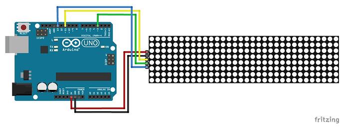 Control neopixel with max7219 - LEDs and Multiplexing - Arduino Forum