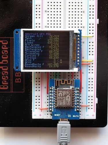ST7735 WEMOS D1 MINI connect - Displays - Arduino Forum