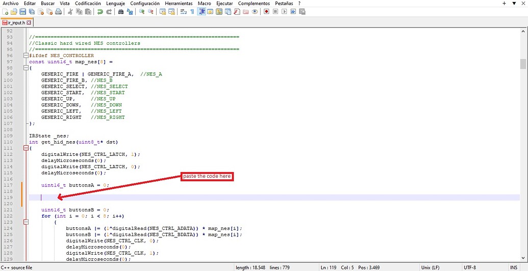 Modifi input pad esp_8_bit arduino gpio - Programming - Arduino Forum