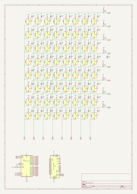 Chess Board Sensor Array Circuit Schematic Help - General Guidance - Arduino Forum