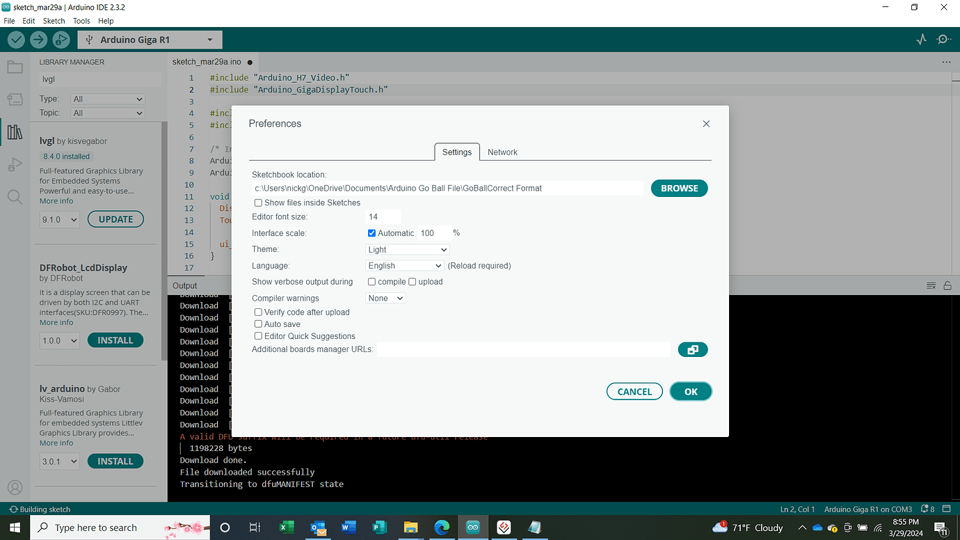 Squareline Studio & Giga Display - GIGA Display Shield - Arduino Forum