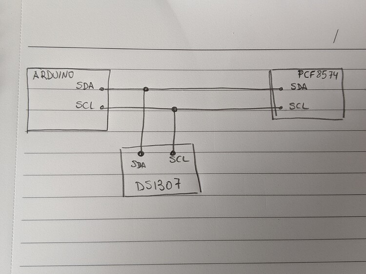 I2C, DS1307, and PCF8574 connection issues - Networking, Protocols, and Devices - Arduino Forum