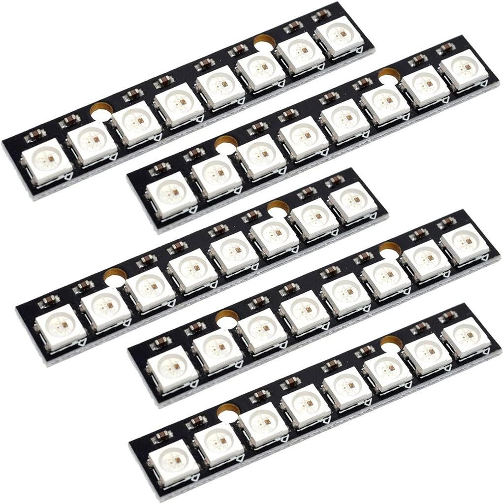 Creating A Fuel Gauge Using 16x Neopixels Leds And Multiplexing