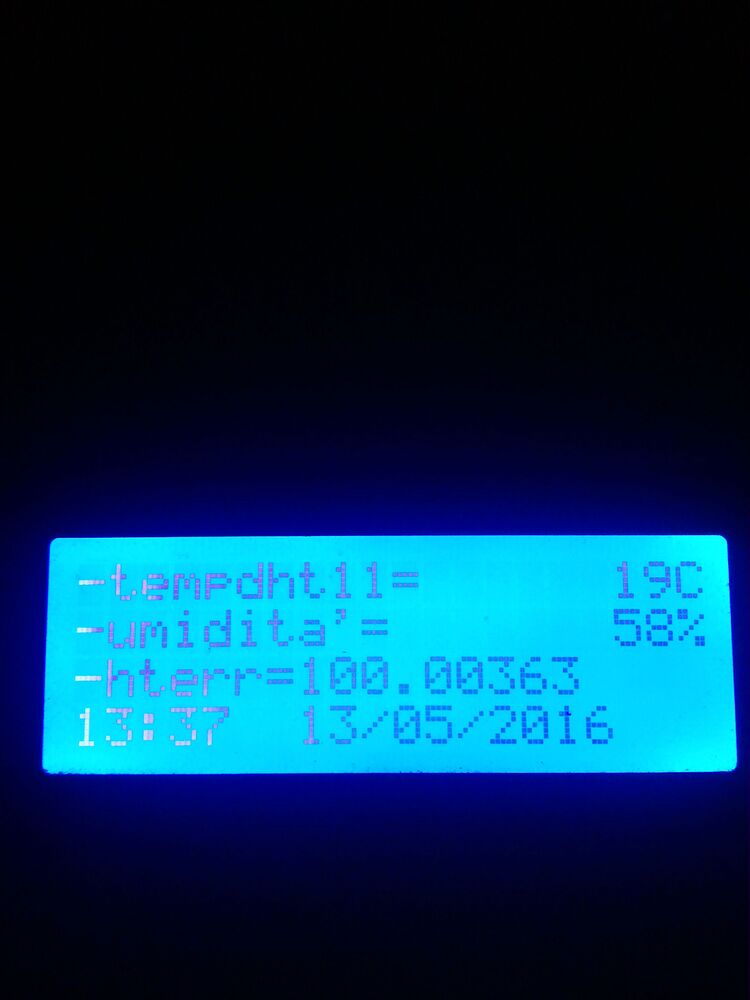 Modulo orologio e lcd i2c - Page 2 - Software - Arduino Forum