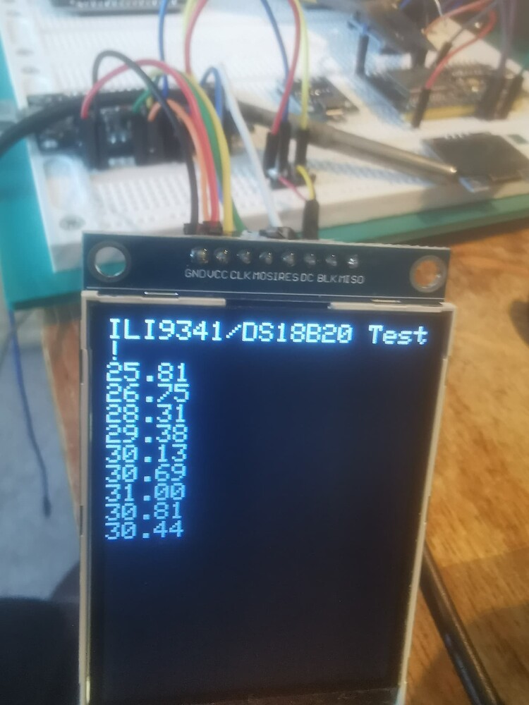 Tft and ds18b20 - Programming - Arduino Forum