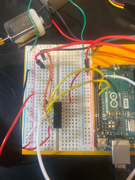 H-Bridge for Project not Working - General Electronics - Arduino Forum