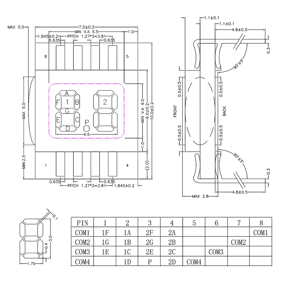 How can ı use TN 7 segment display? - Displays - Arduino Forum