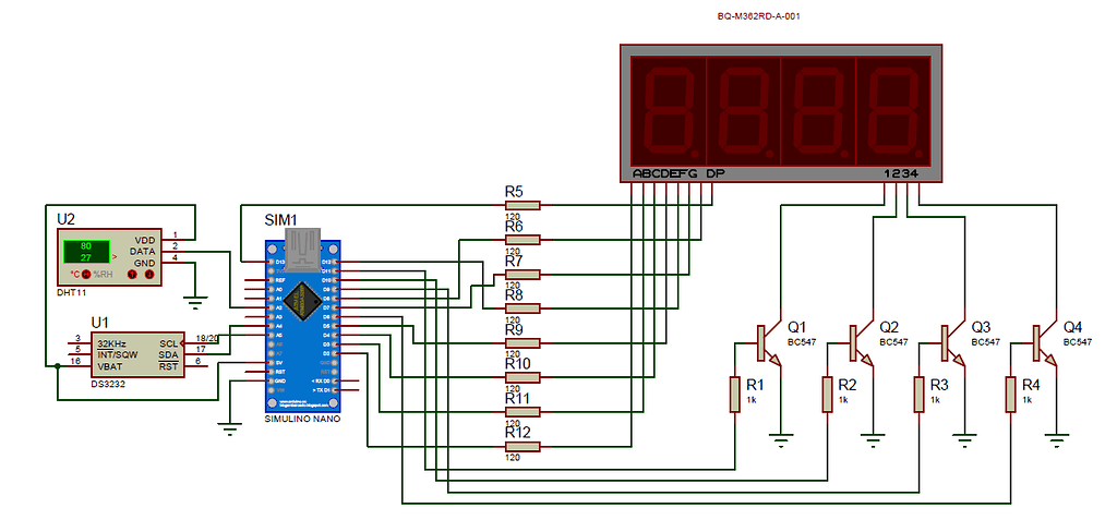 Arduino Nano Bc547 4 Digit 7seg Display Page 2 General Electronics Arduino Forum