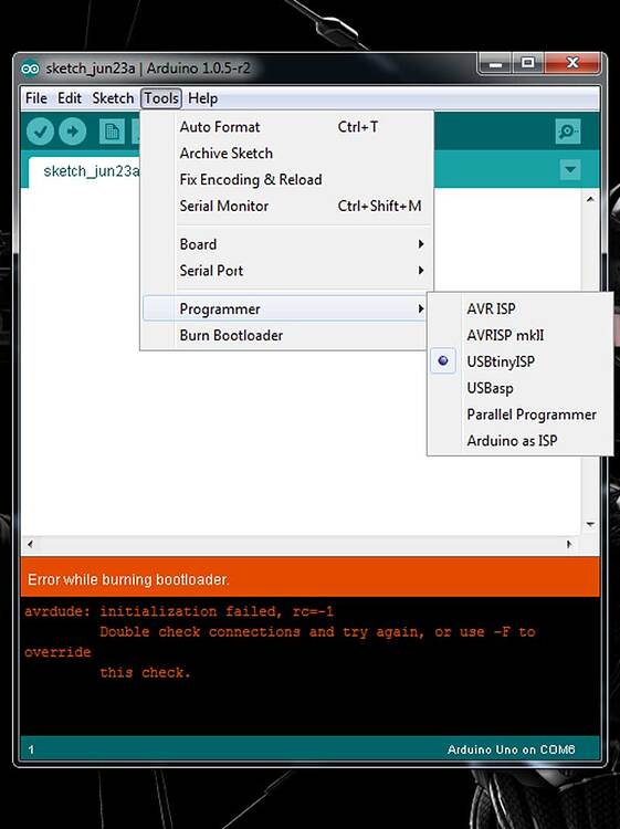 [SOLVED!]avrdude: initialization failed, rc=-1 - General Electronics ...