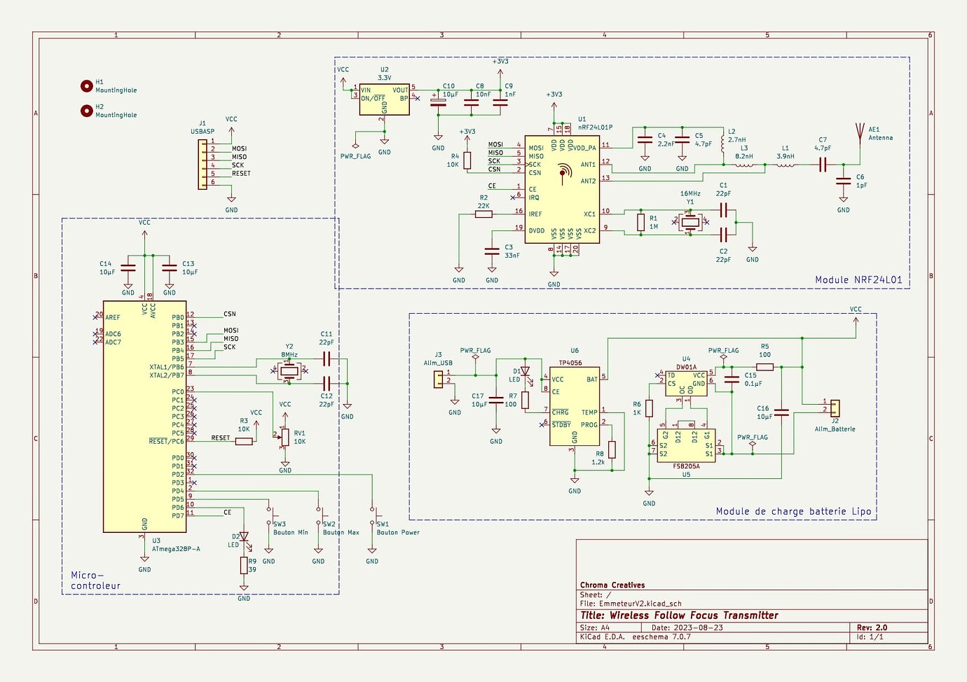 Besoin d'aide pour valider des schémas - Français - Arduino Forum