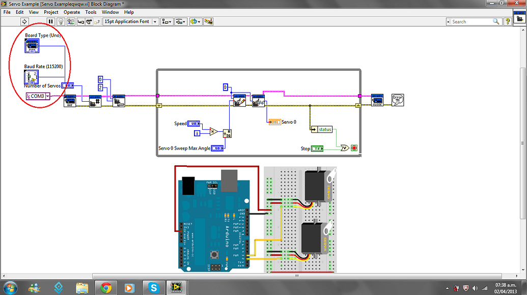 arduino mega - error 5002 labview y servos ,porque - Español - Arduino Forum
