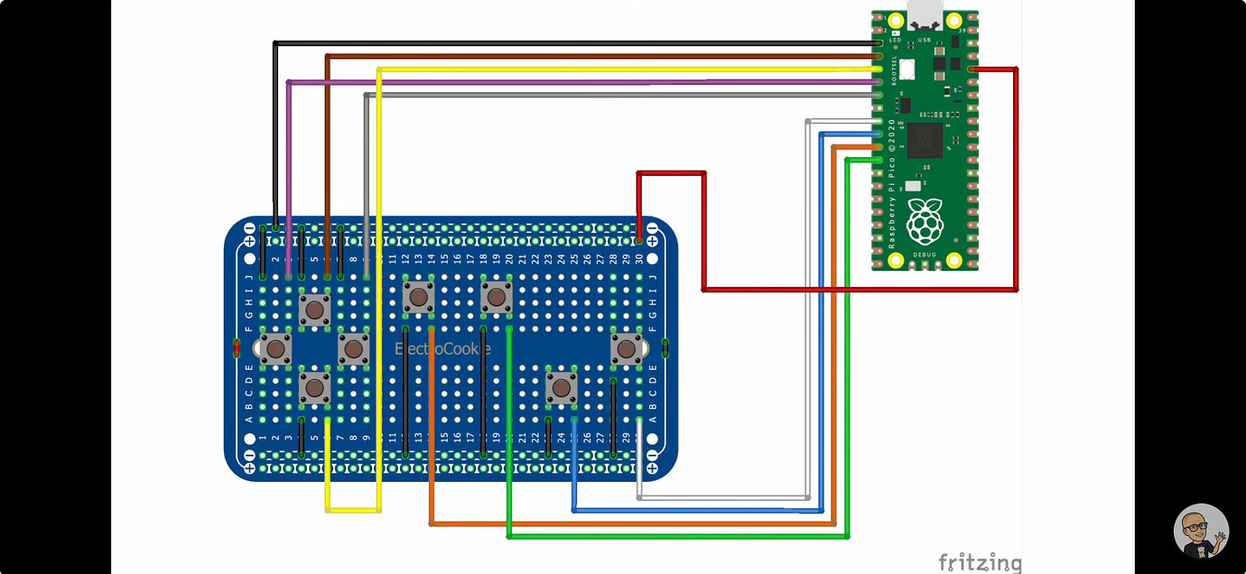 How can I use my two pin tactile switches instead of the 4 pin ones in ...