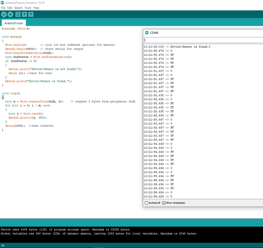 Ldc1612 I2C communication with UNO - Networking, Protocols, and Devices - Arduino Forum