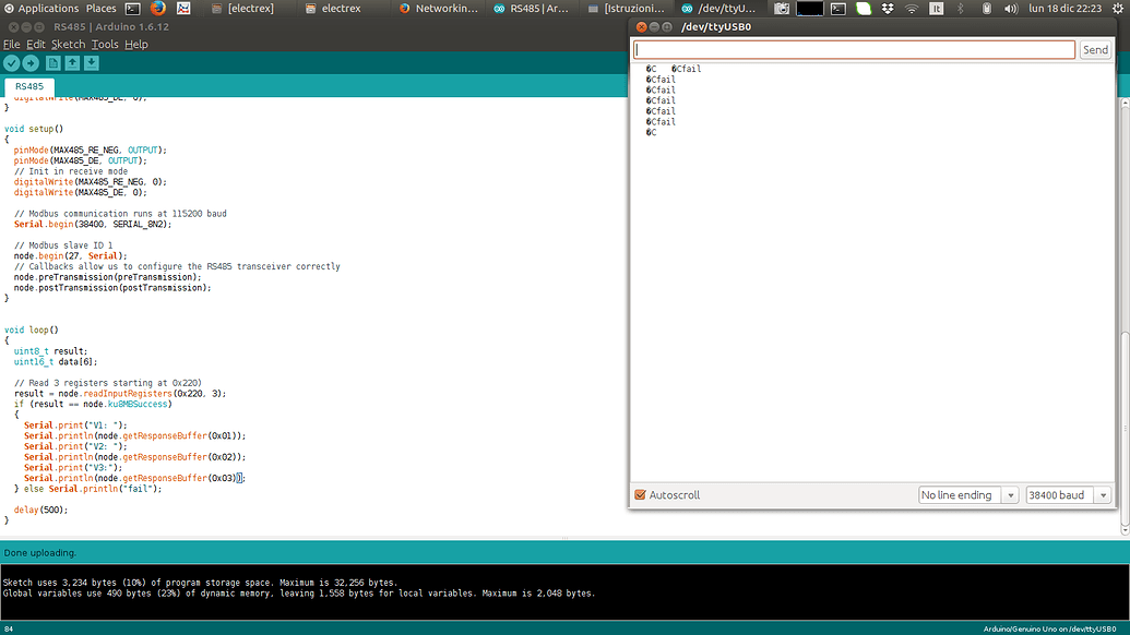 Modbus 3-phase multimeter to serial monitor conflict - Networking, Protocols, and Devices ...