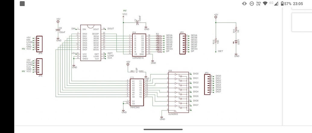 Wiring Schematic for 8 digit seven segment (7.2 volt) display - Page 3 ...