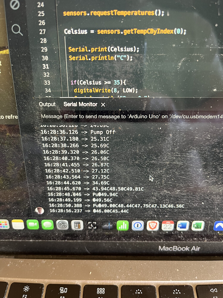 5v water pump controlled by uno r3 input from ds18b20 temperature sensor? - General Guidance ...