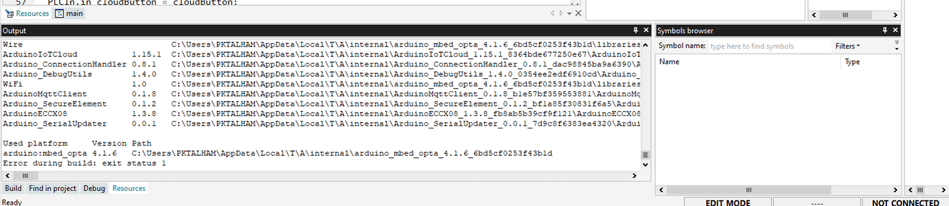 Getting Error While Compiling The Code For Using Plc Ide With Arduino Cloud Plc Ide Arduino 4579