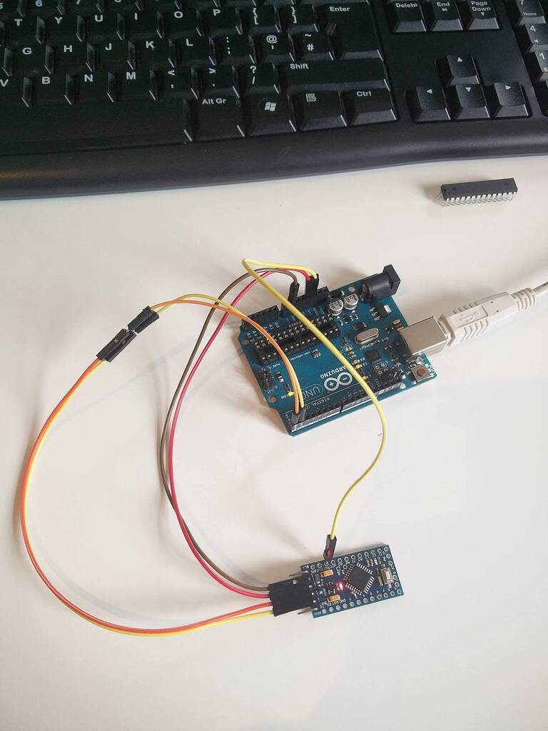 Programing Mini using Uno - IDE 1.x - Arduino Forum