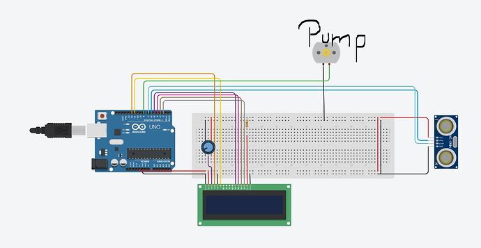 How to connect ultrasonic sensor to run pump and measure speed - Motors ...